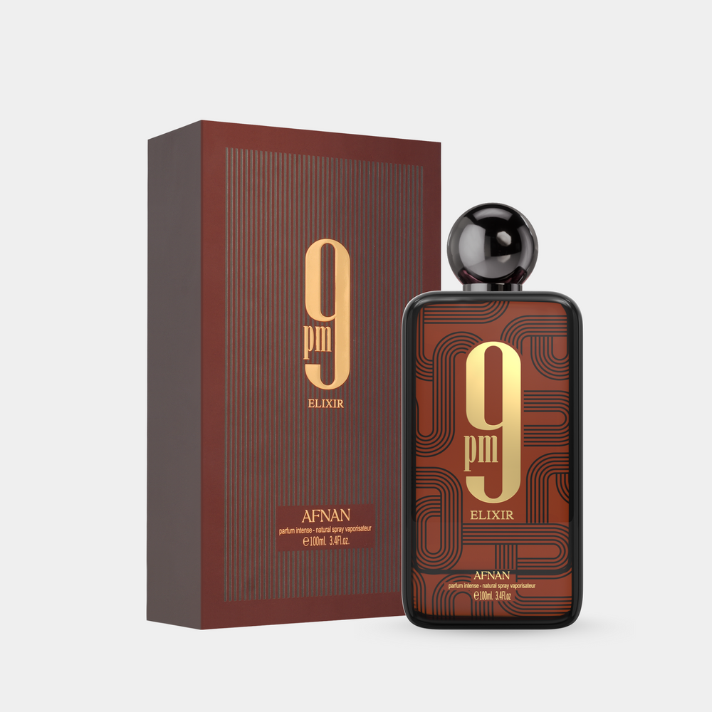 9PM Elixir by Afnan Perfumes – Warm, Spicy & Magnetic Scent